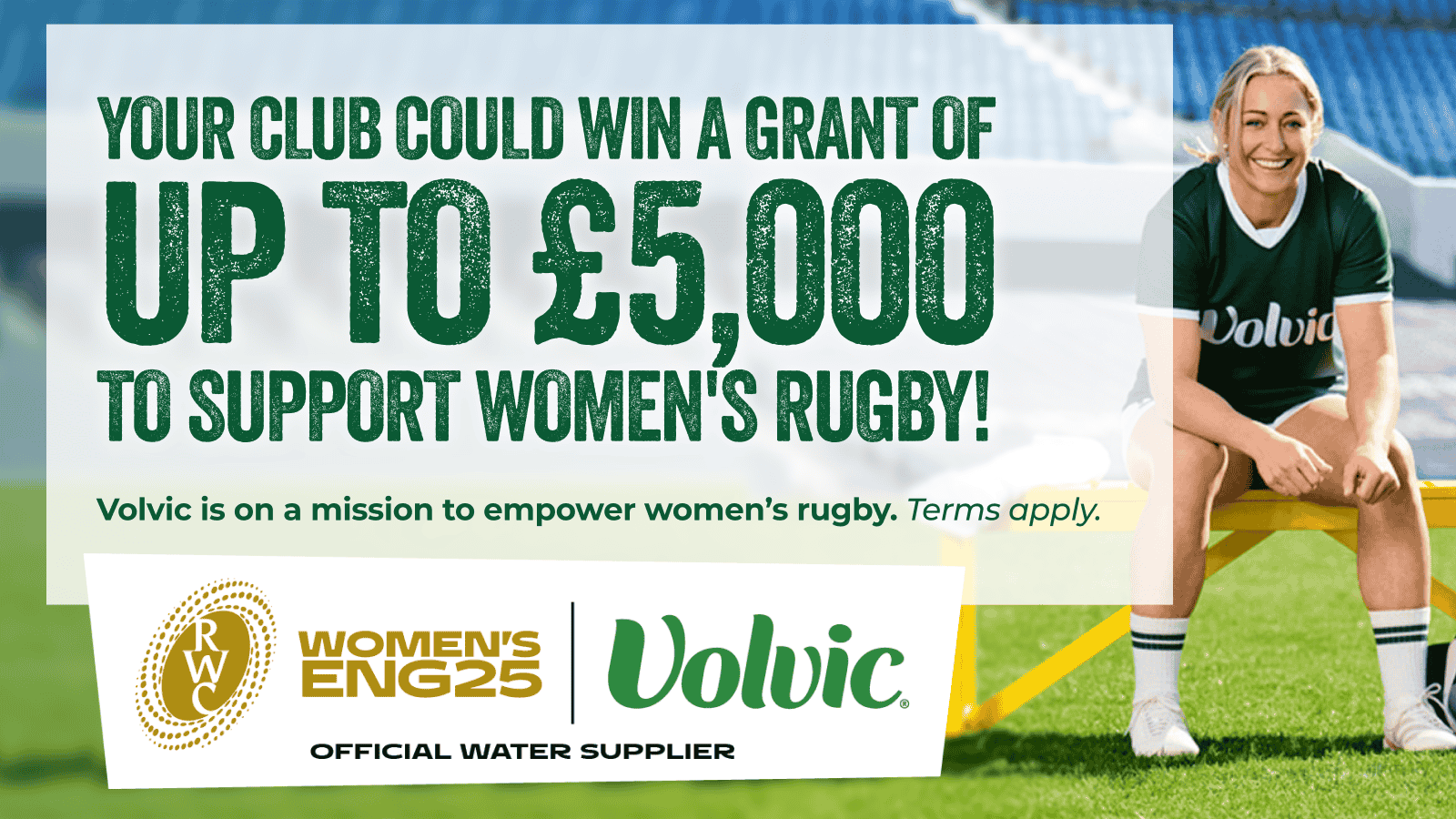 Support your local rugby club - Volvic Grassroots Fund